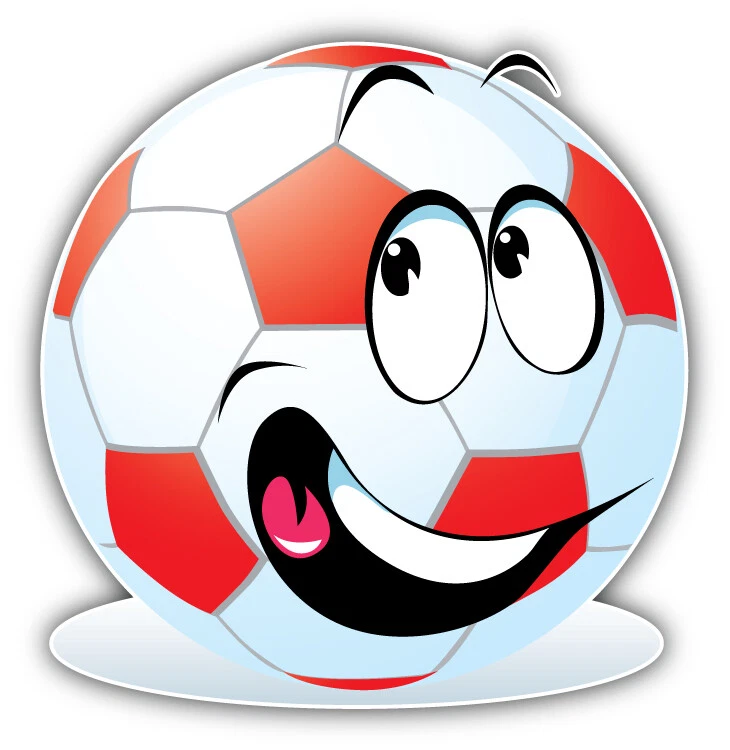KIRA Friendly Soccer Ball Emotion Car Bumper Sticker Decal Gift for you ...