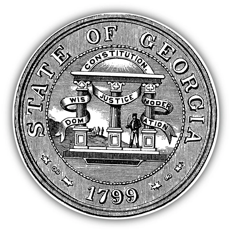 KIRA Georgia Retro USA Seal Car Bumper Sticker Decal Gift for you ...