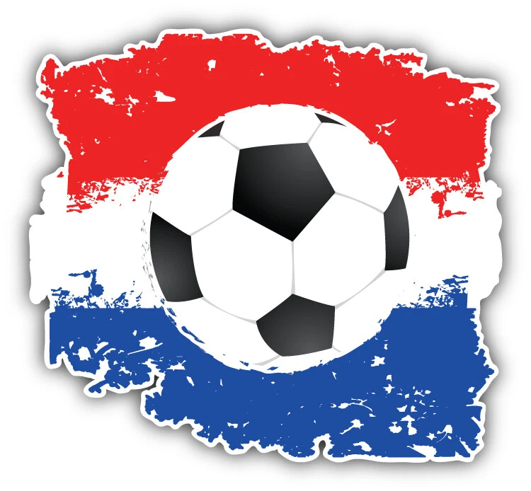 KIRA Grunge Netherlands Flag Soccer Ball Car Bumper Sticker Decal Gift ...