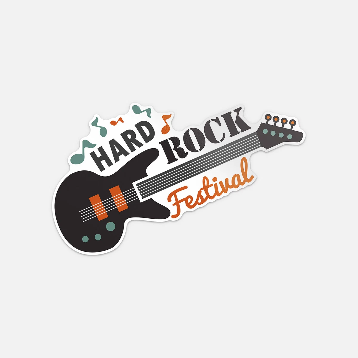 KIRA Guitar Hard Rock Festival Music Vinyl Sticker Decal Gift for you ...
