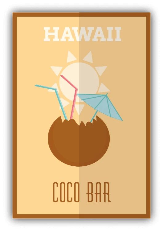 KIRA Hawaii Coco Bar Party Car Bumper Sticker Decal Gift for you ...