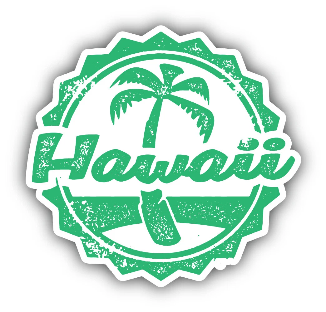 KIRA Hawaii USA State America Travel Vinyl Sticker Car Bumper Decal ...