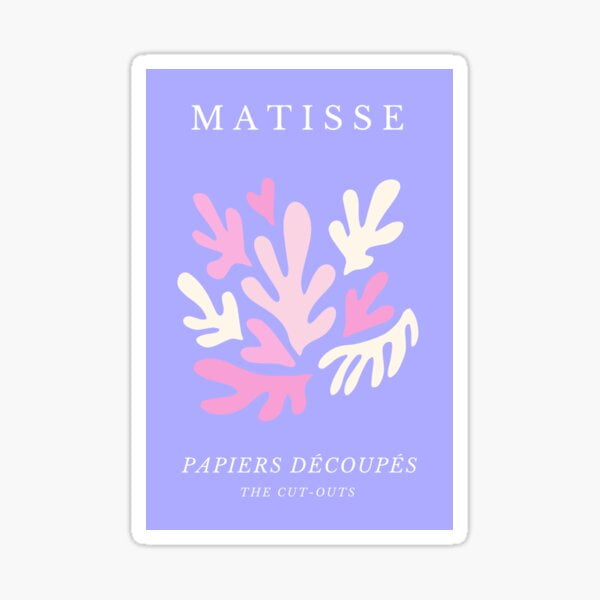 KIRA Henri Matisse Cut Outs Pastel Remake Sticker Gift for you ...