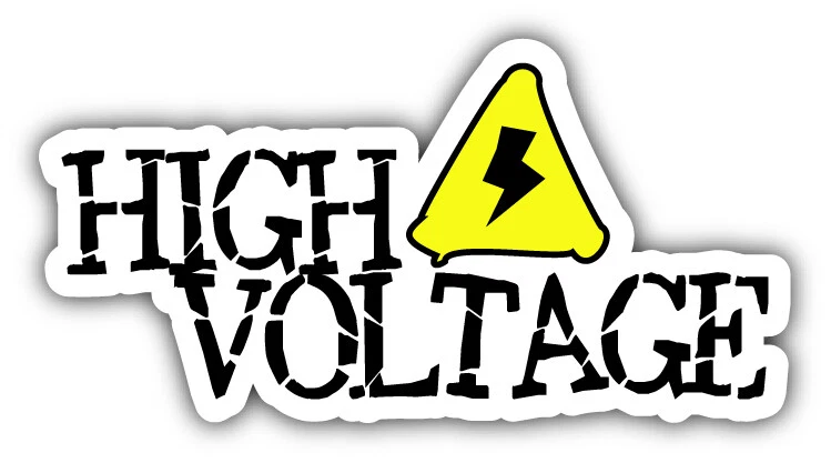 KIRA High Voltage Car Bumper Sticker Decal Gift for you - Decorative ...