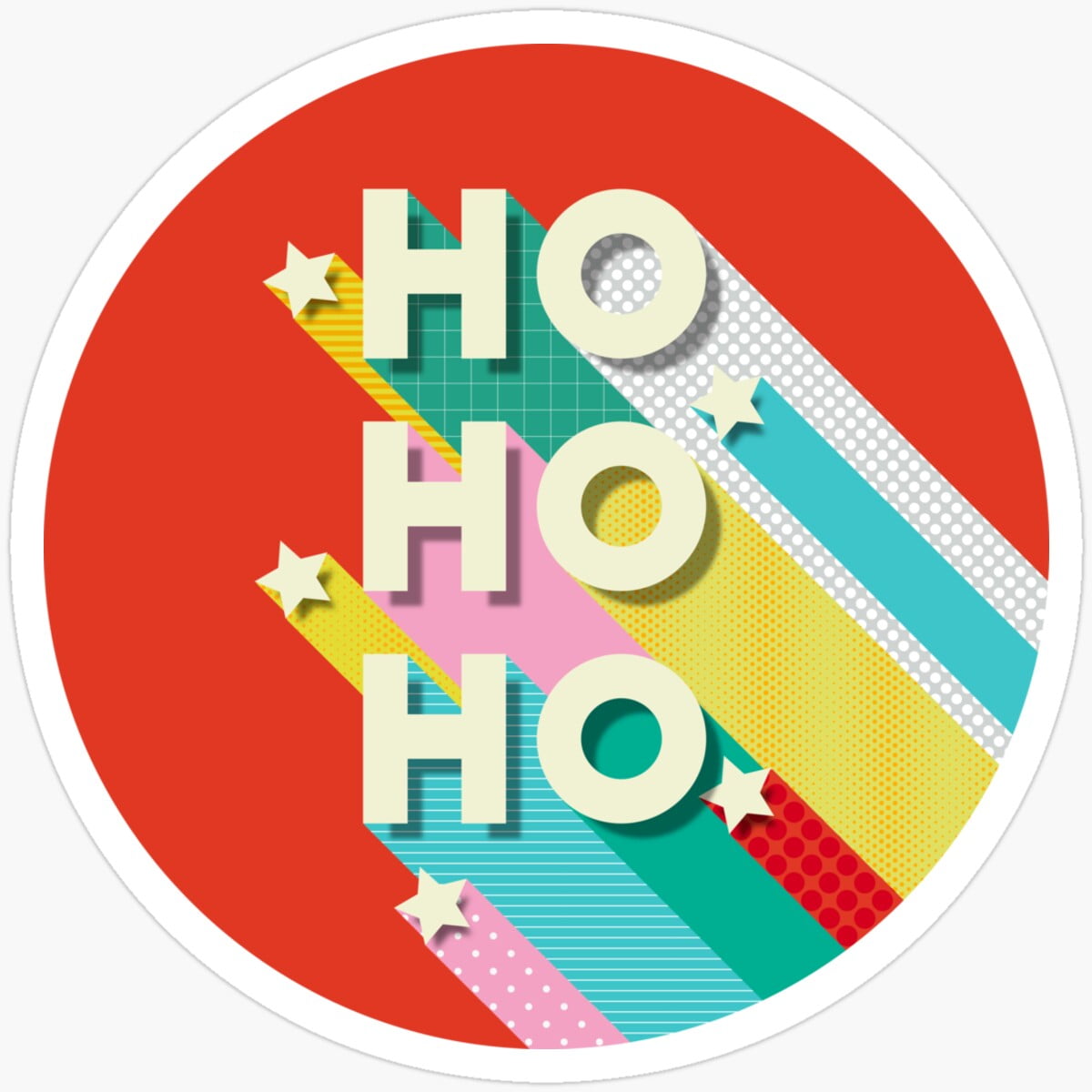 KIRA Ho Ho Hofestive Type Glossy Sticker Birthday Gifts - Decorative ...