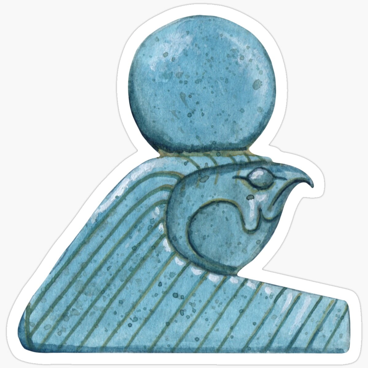 KIRA Horus Amulet (Egypt) Sticker Birthday Gifts - Decorative Laptop ...