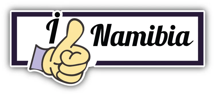 KIRA I Like Namibia Travel Slogan Car Bumper Sticker Decal Gift for you ...