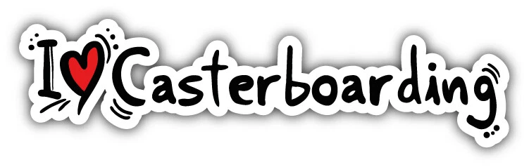 KIRA I Love Casterboarding Car Bumper Sticker Decal Gift for you ...