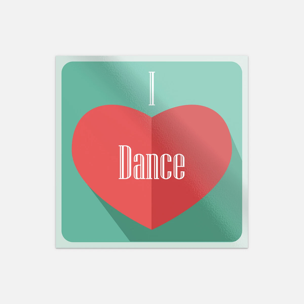KIRA I Love Dance Heart Music Vinyl Sticker Decal Gift for you ...