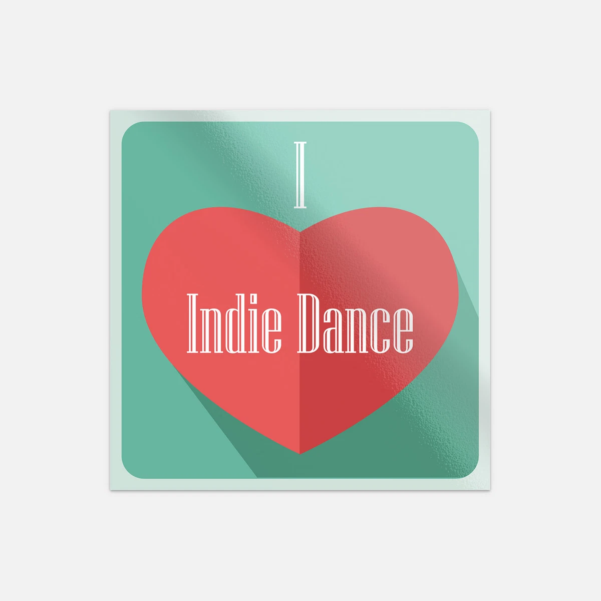 KIRA I Love Indie Dance Heart Music Vinyl Sticker Decal Gift for you ...
