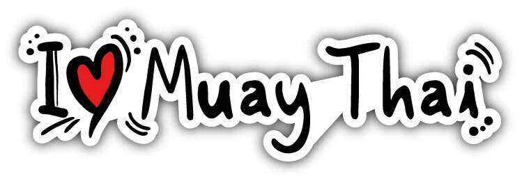 KIRA I Love Muay Thai Car Bumper Sticker Decal Gift for you ...