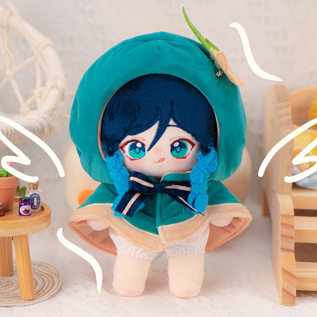 KIRA KIRA Venti Plushie with One Set Clothes 20cm/7.8' Anime Game ...