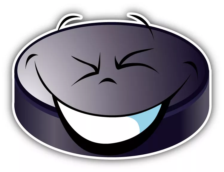 KIRA Laughing Hockey Puck Emotion Car Bumper Sticker Decal Gift for you ...