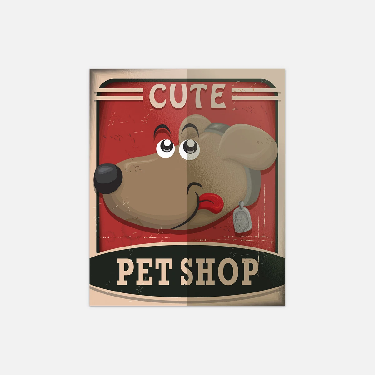 KIRA Pet Shop Cute Dog Card Vinyl Sticker Decal Gift for you ...