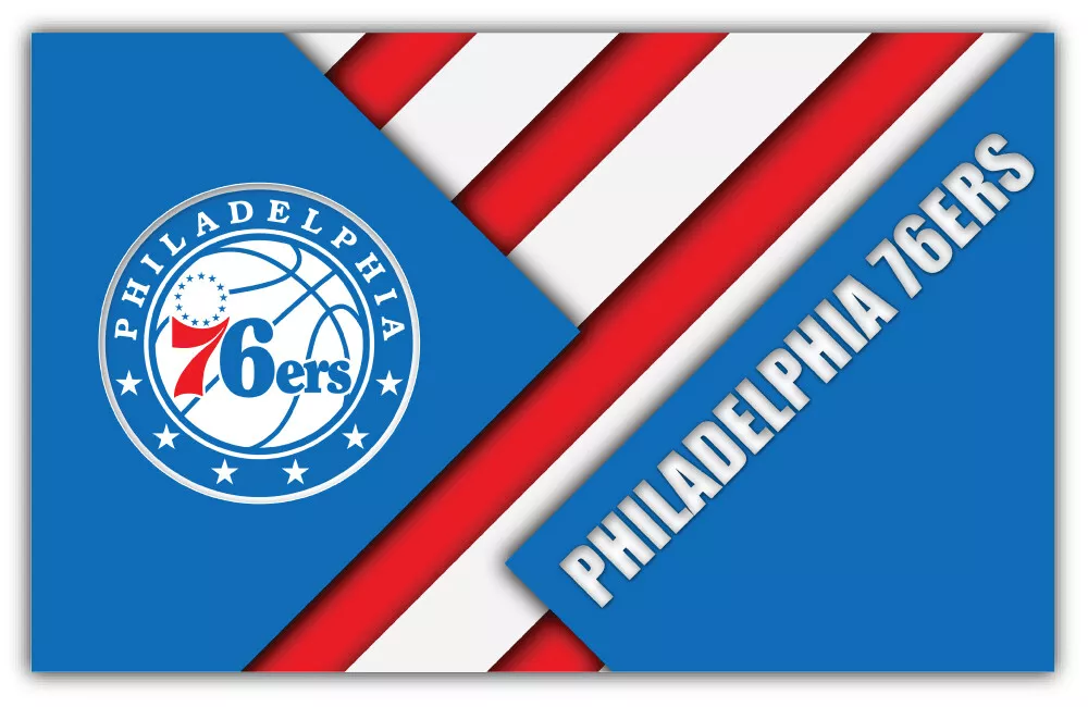 KIRA Philadelphia 76ers NBA Basketball Car Bumper Sticker Decal Gift ...
