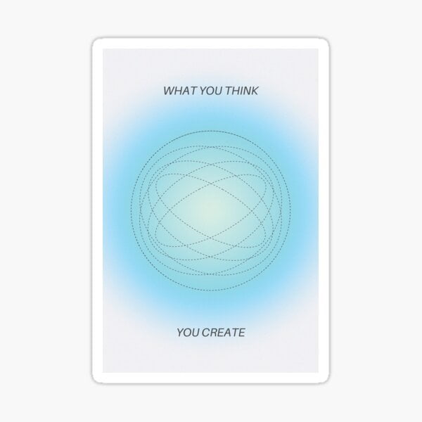 KIRA Positive Blue Aura Energy Sticker Gift for you - Decorative Laptop ...