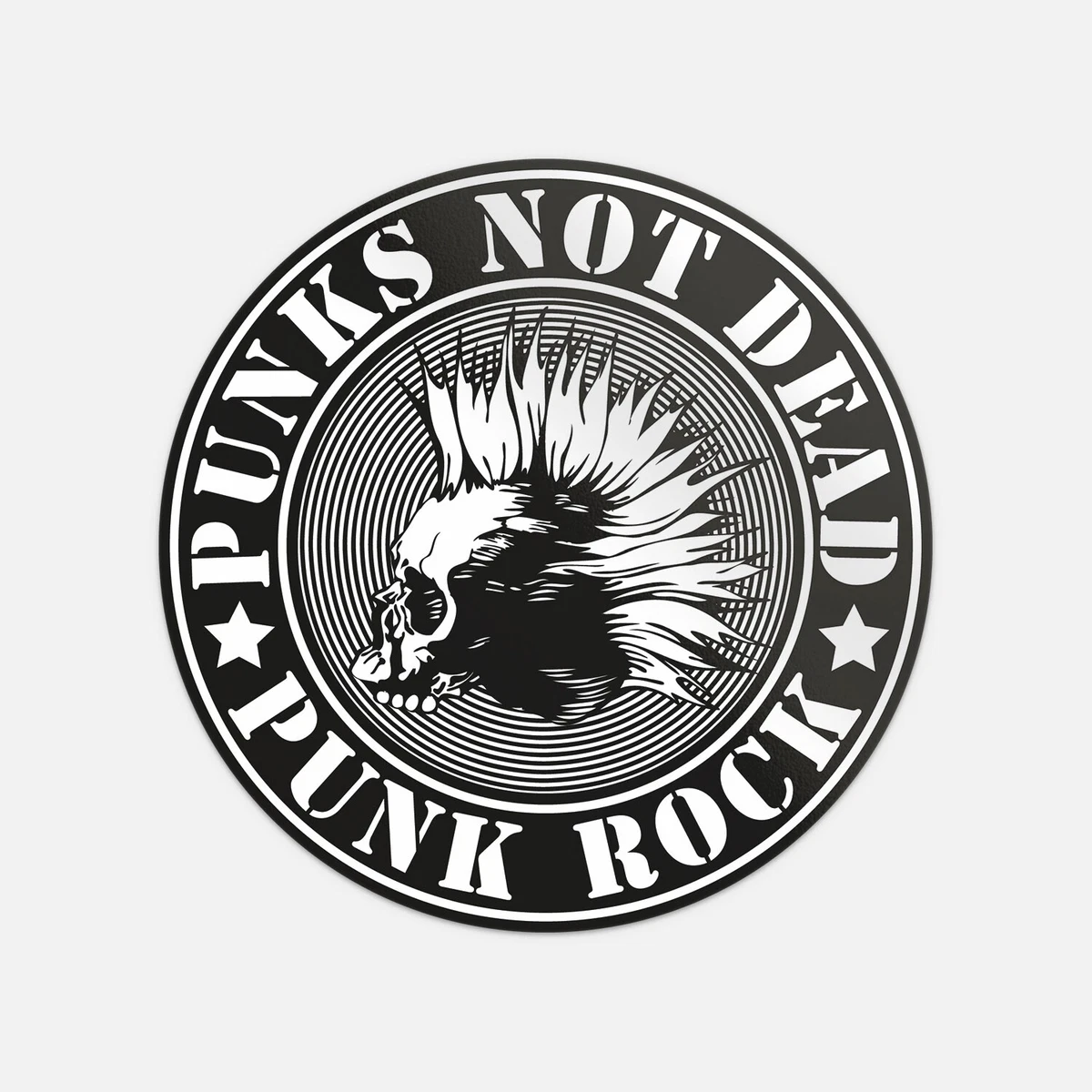 KIRA Punk Not Dead Skull Emblem Vinyl Sticker Decal Gift for you ...