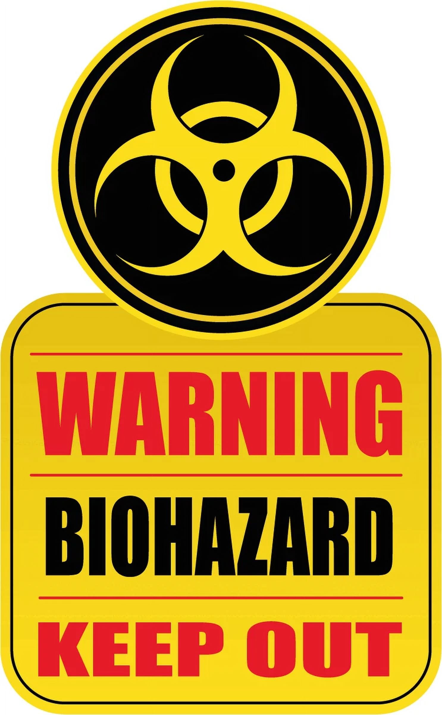 KIRA Qarning Biohazard Keep Out Car Bumper Sticker Decal Gift for you ...