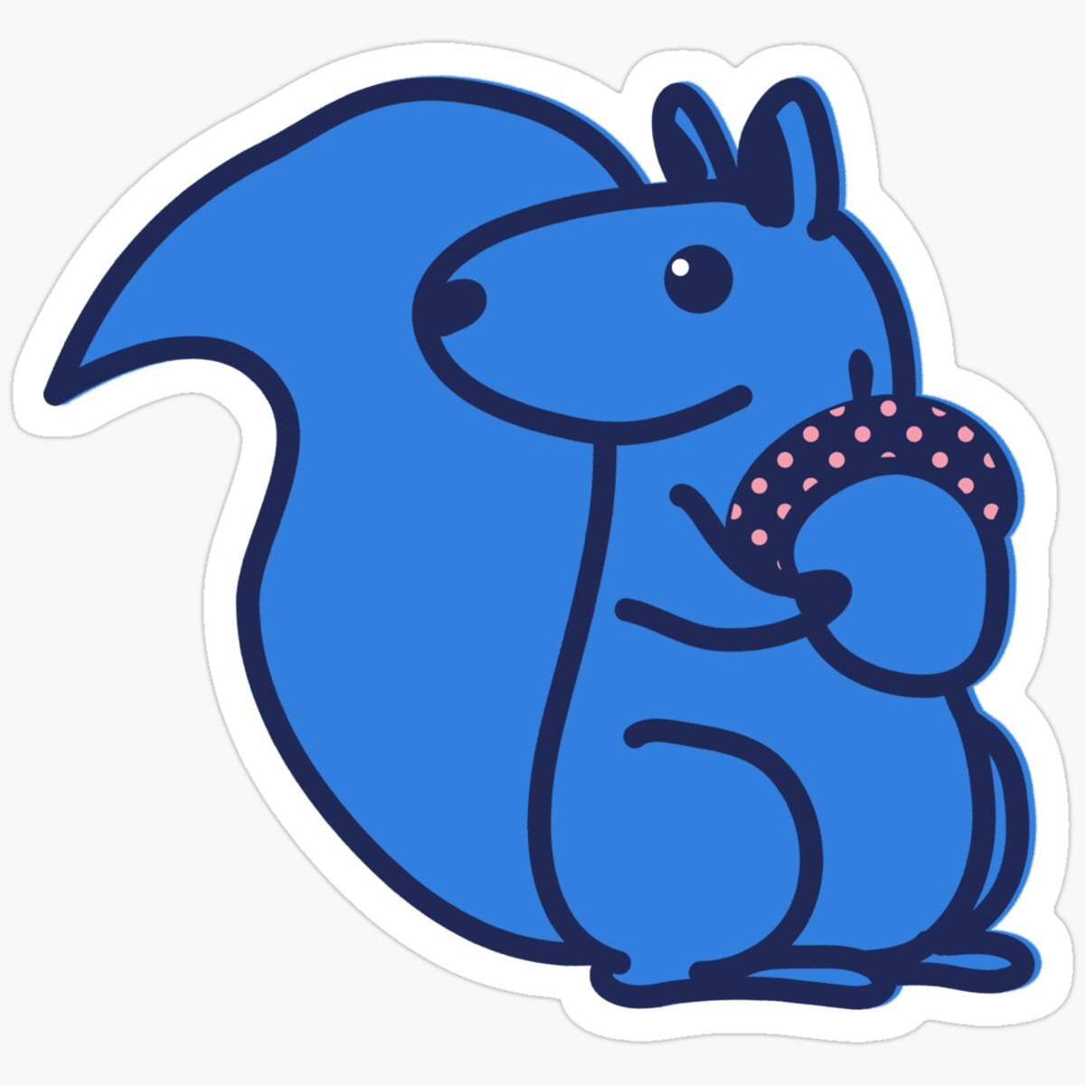 KIRA Squirrels In A Line Sticker Birthday Gifts - Decorative Laptop ...