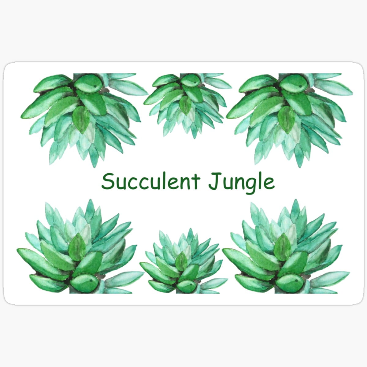 KIRA Succulent Jungle Sticker Birthday Gifts - Decorative Laptop, Phone ...