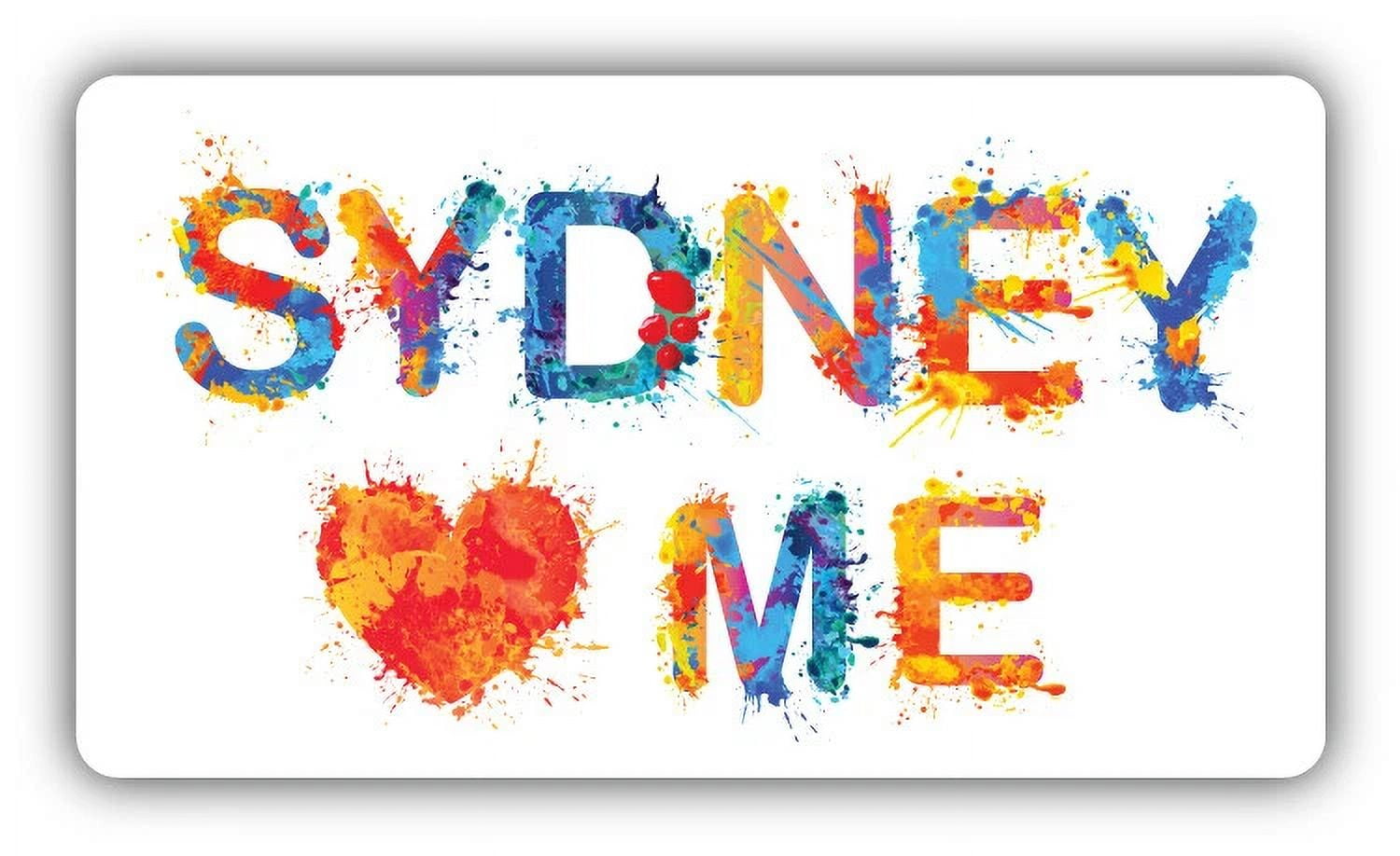 KIRA Sydney Loves Me Slogan Car Bumper Sticker Decal Gift for you ...