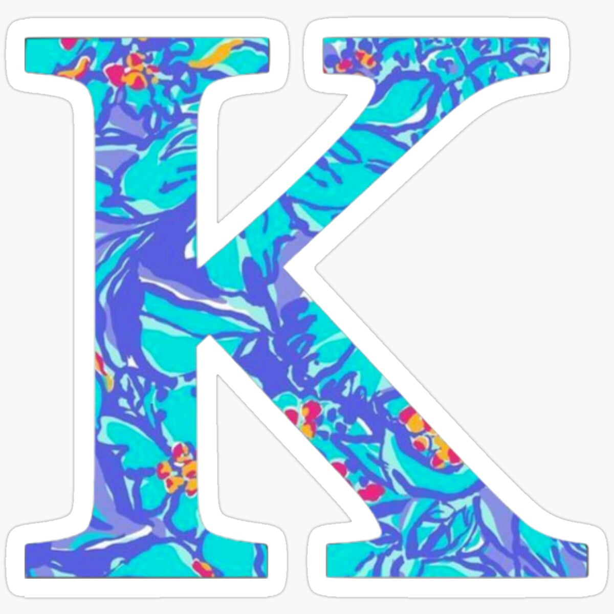 KIRA The Letter K Sticker Birthday Gifts - Decorative Laptop, Phone ...