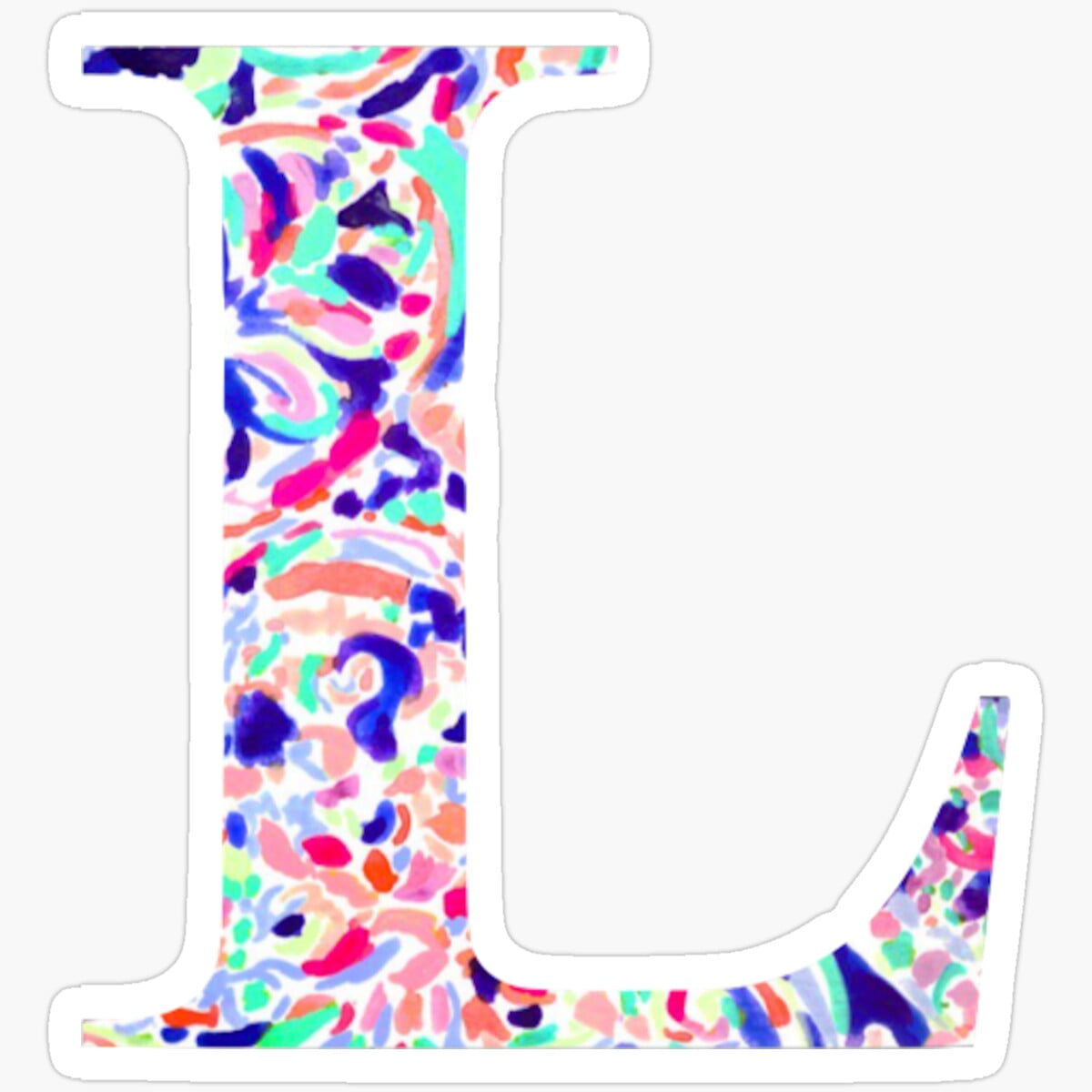 KIRA The Letter L Sticker Birthday Gifts - Decorative Laptop, Phone ...