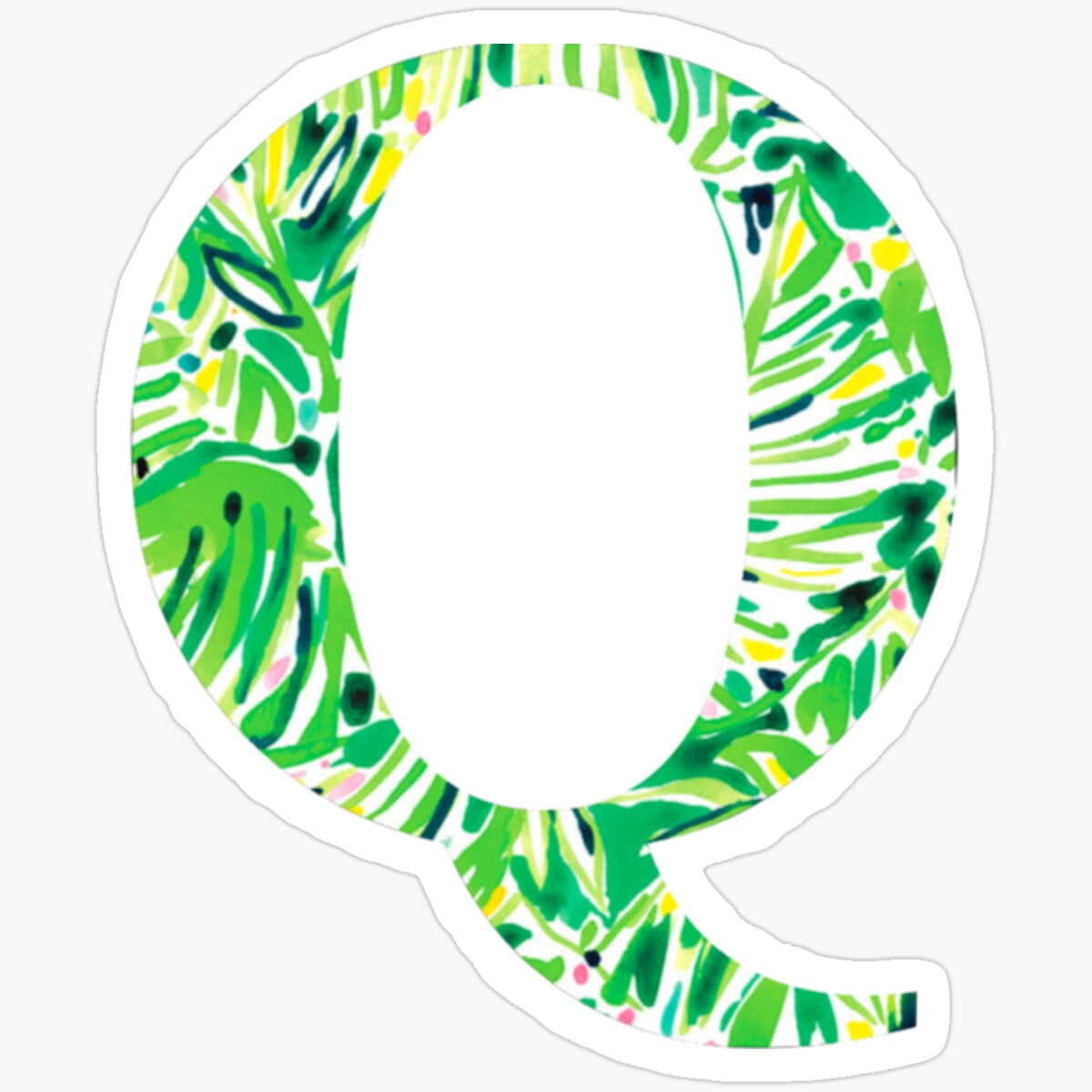 KIRA The Letter Q Sticker Birthday Gifts - Decorative Laptop, Phone ...