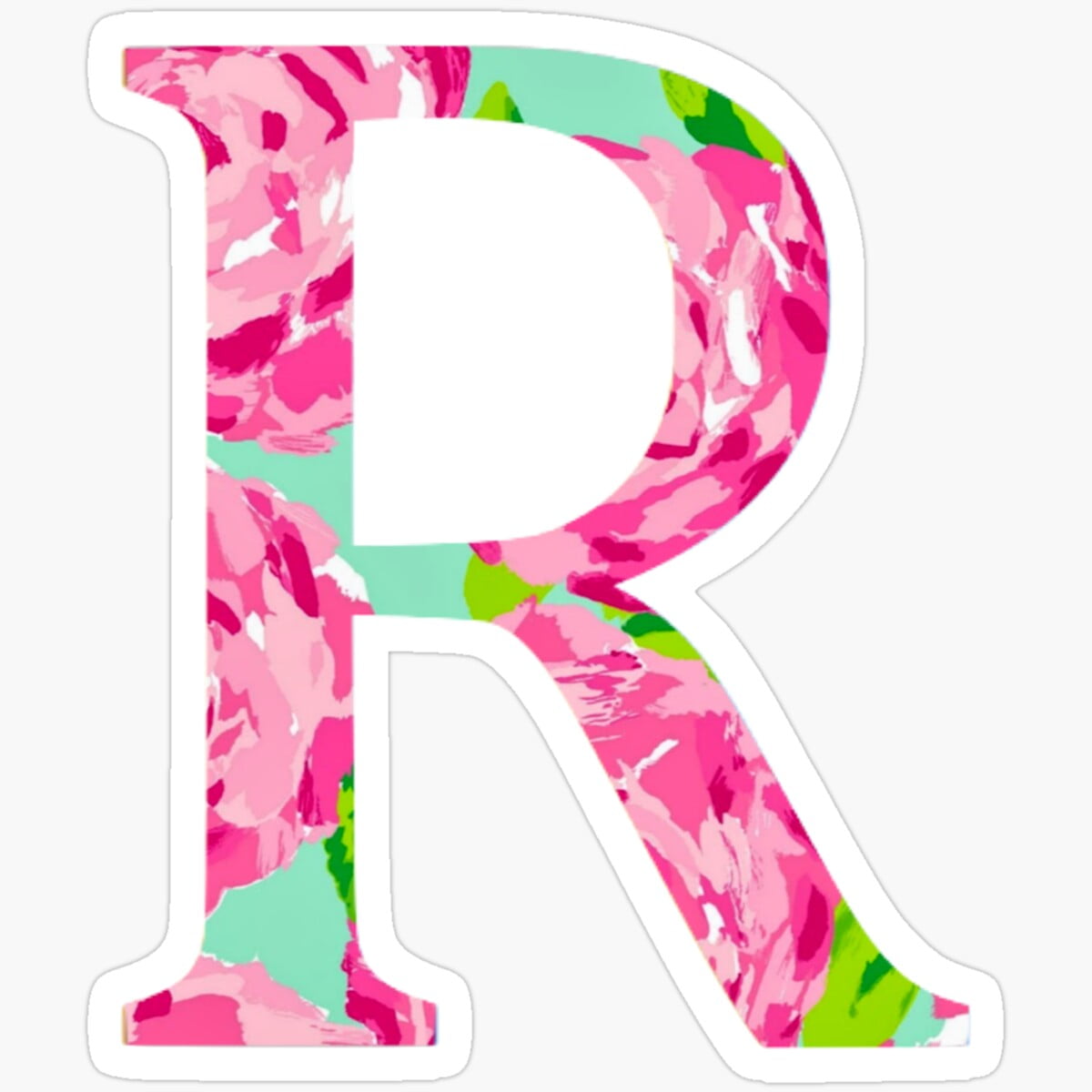 KIRA The Letter R Sticker Birthday Gifts - Decorative Laptop, Phone ...