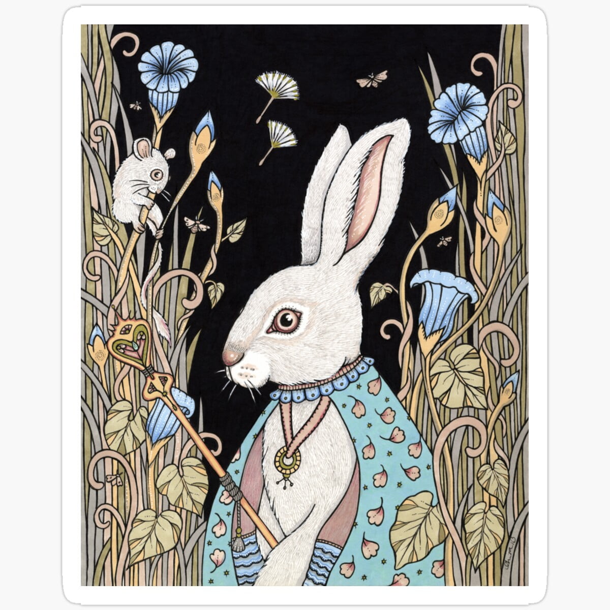 KIRA Waiting For The White Queen Sticker Birthday Gifts - Decorative ...