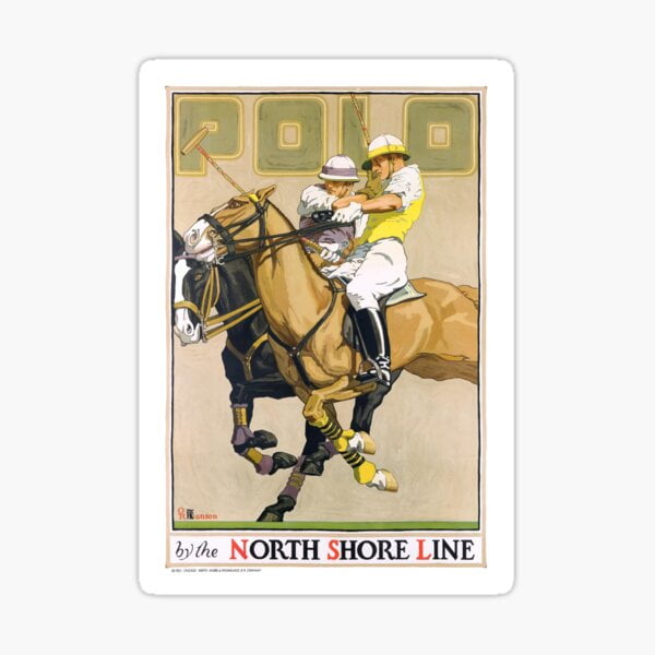 KIRAKIRA 1923 Polo By The North Shore Line Transit Sticker - Walmart.com