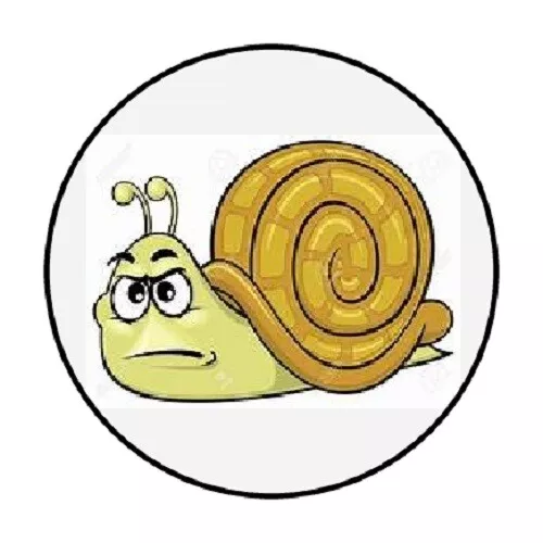 KIRAKIRA 48 Angry Snail !! STICKERS - Walmart.com