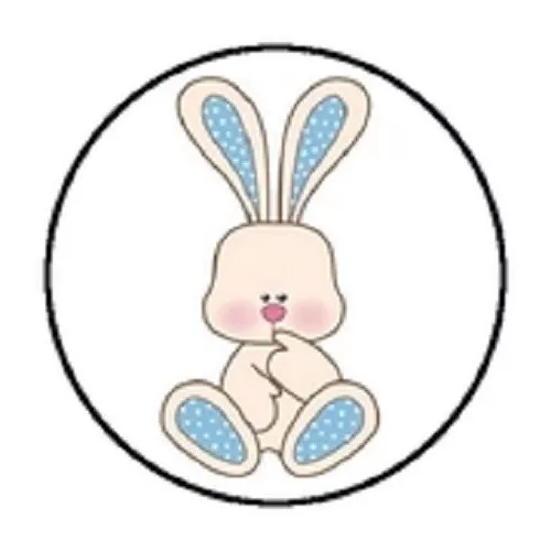 KIRAKIRA 48 BLUE BUNNY STICKERS - Walmart.com