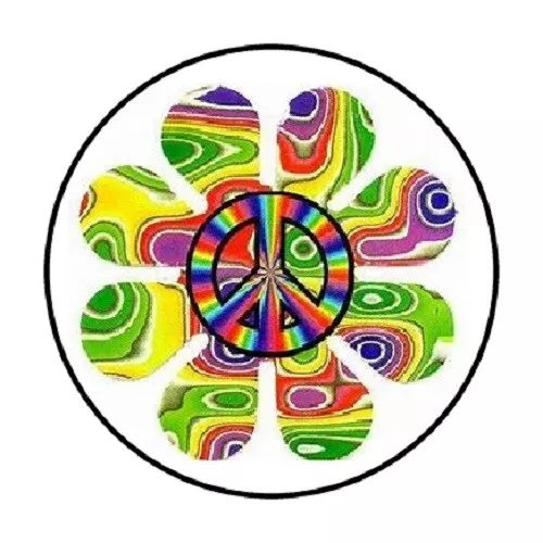 KIRAKIRA 48 Flower Peace Sign #2 !! STICKERS - Walmart.com