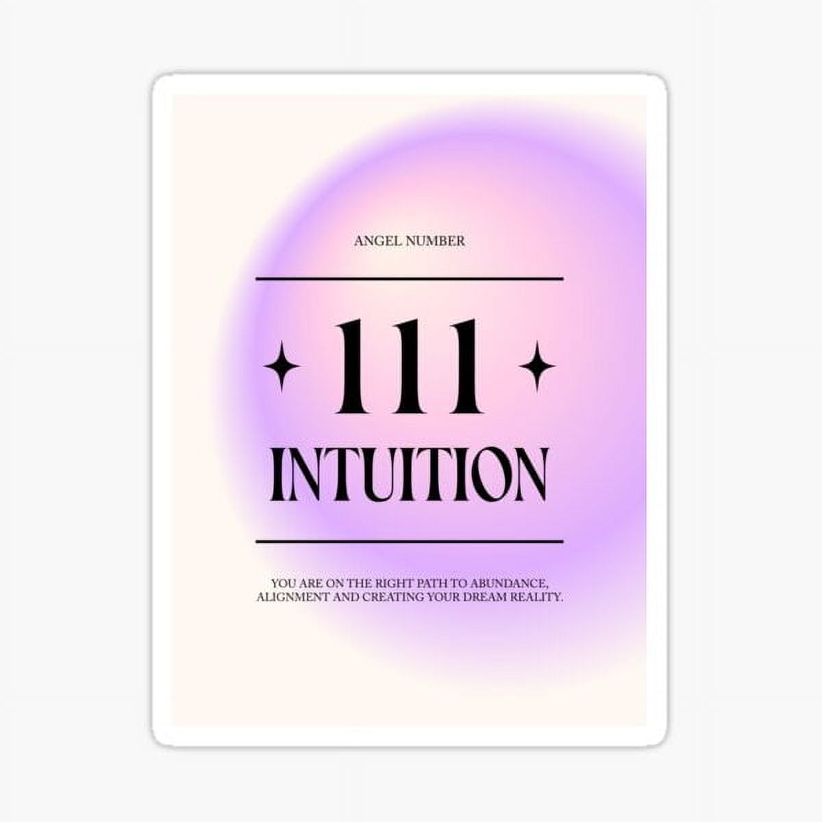 KIRAKIRA Angel numbers 111, Intuition, Aura , Energy, Gradient ...