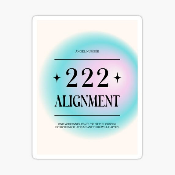 KIRAKIRA Angel numbers 222, Alignment, Aura , Energy, Gradient, Aesthetic art, Inspiration ...