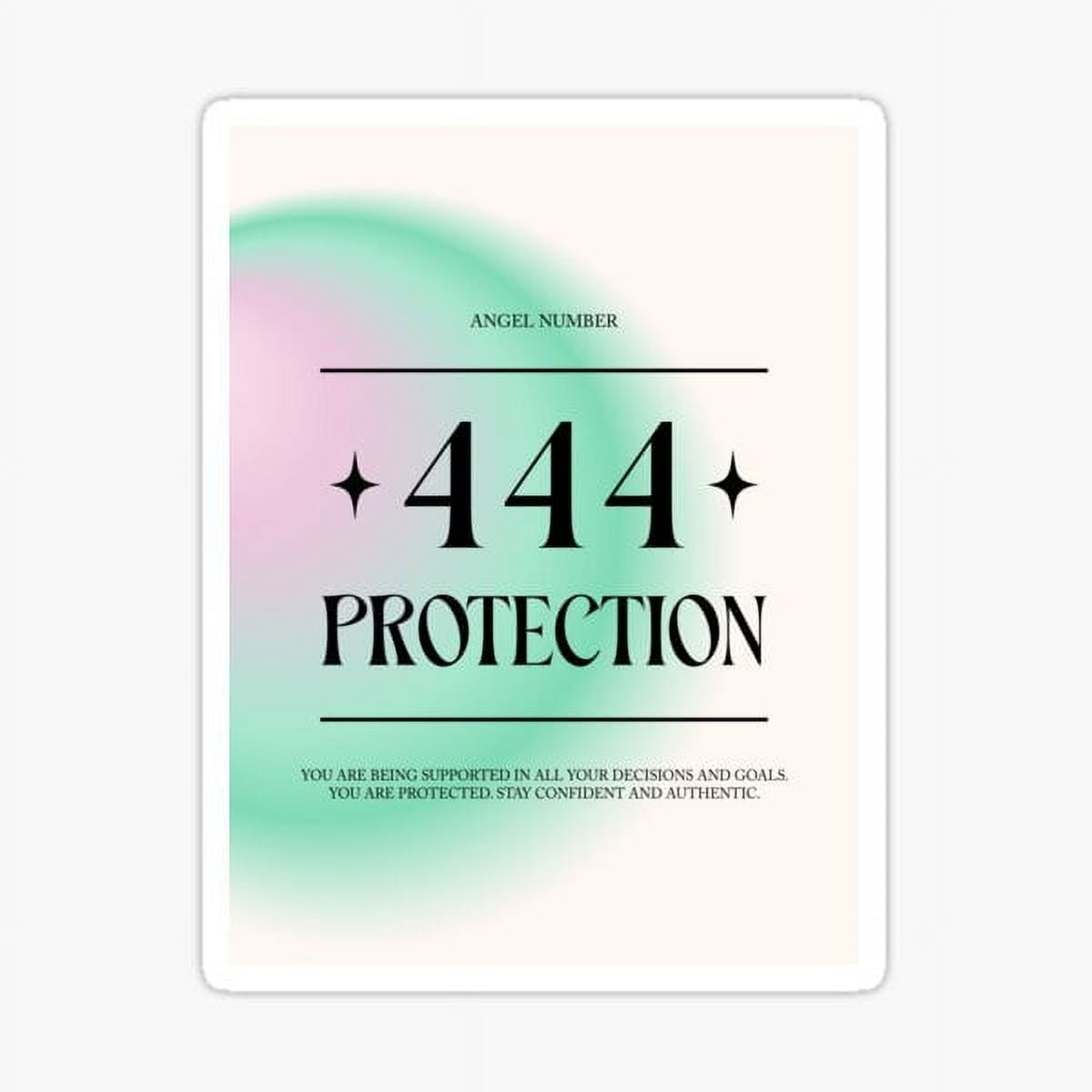 KIRAKIRA Angel numbers 444, Protection, Aura , Energy, Gradient ...