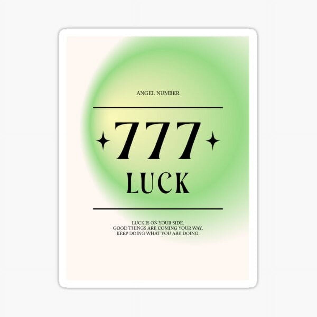 KIRAKIRA Angel numbers 777, Luck, Aura , Energy, Gradient, Aesthetic ...