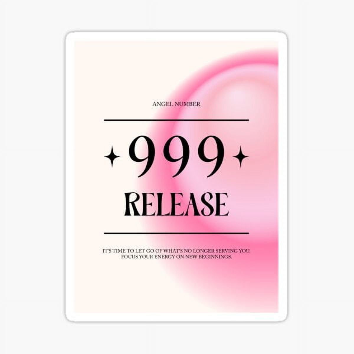 KIRAKIRA Angel numbers 999, Release, Aura , Energy, Gradient, Aesthetic ...
