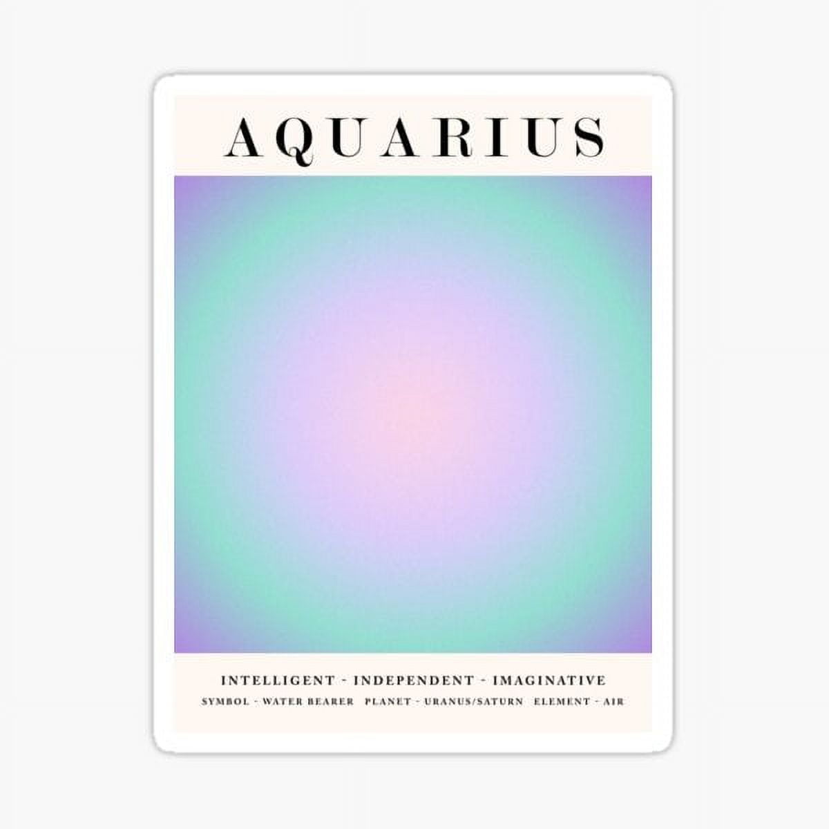 KIRAKIRA Aquarius zodiac sign, Aura , Energy, Grainy gradient, Museum , Horoscope, Y2K aesthetic ...
