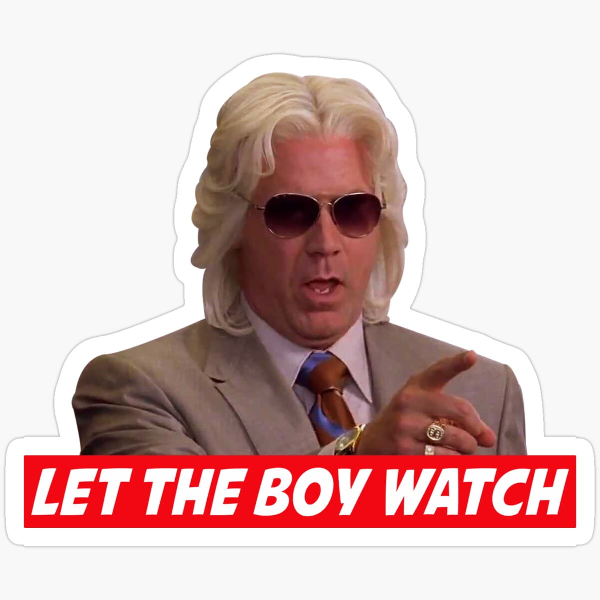 KIRAKIRA Ashley Schaeffer Let The Boy Watch Sticker. Gift For You ...