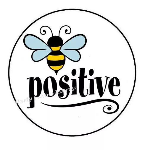 KIRAKIRA BEE BE POSITIVE PARTY FAVORS STICKERS - Walmart.com