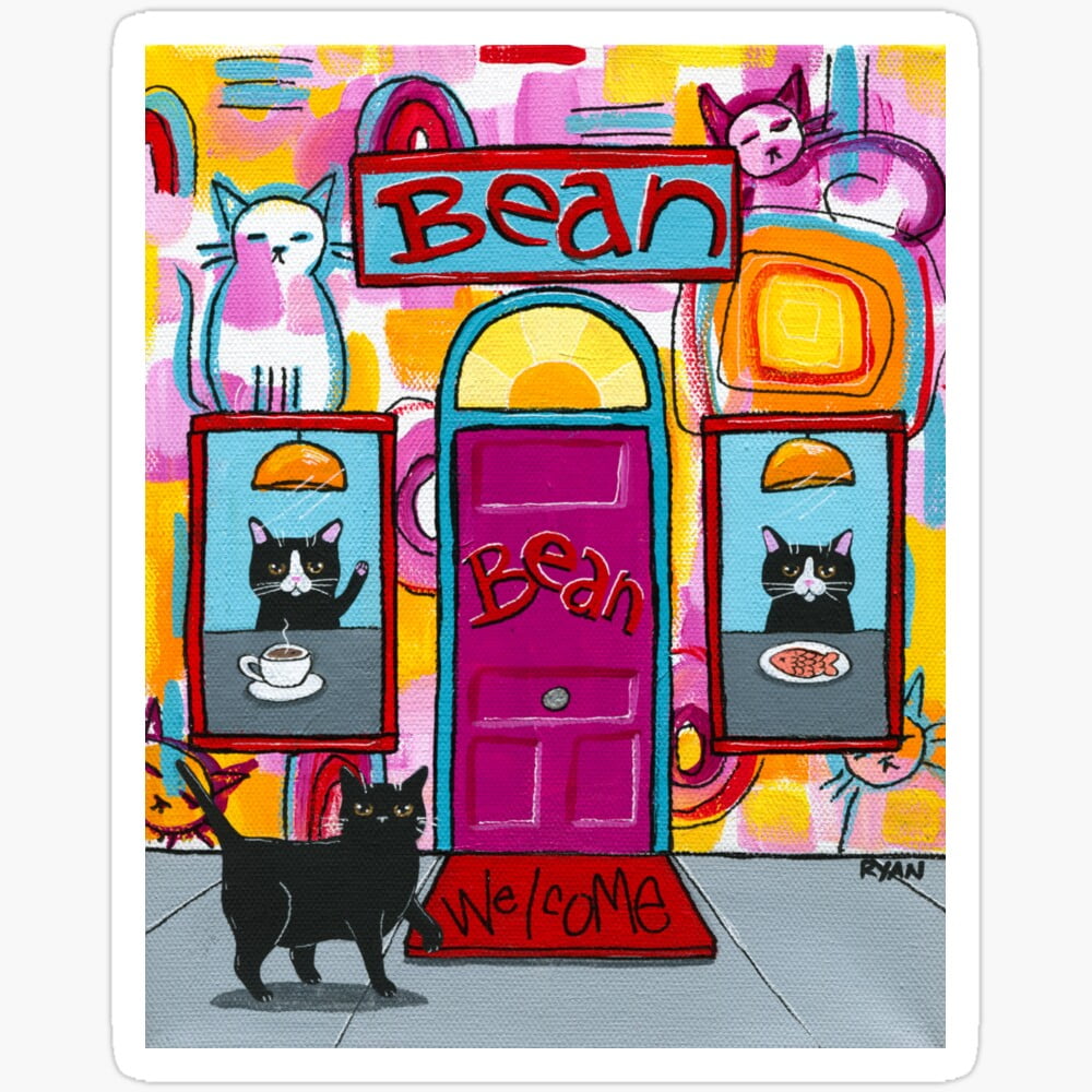 KIRAKIRA Bean Cafe Sticker. Single, trio, or squad — Collect them all! - Walmart.com