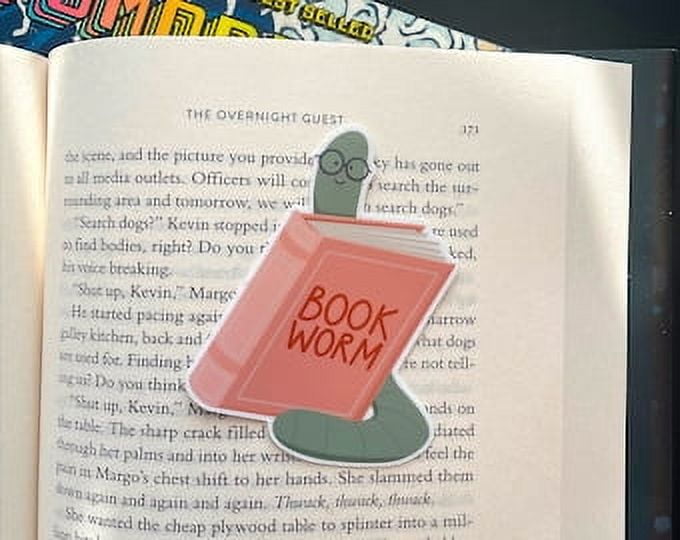 KIRAKIRA Book Worm Sticker | Vinyl Laptop Sticker, Vinyl Water Bottle ...