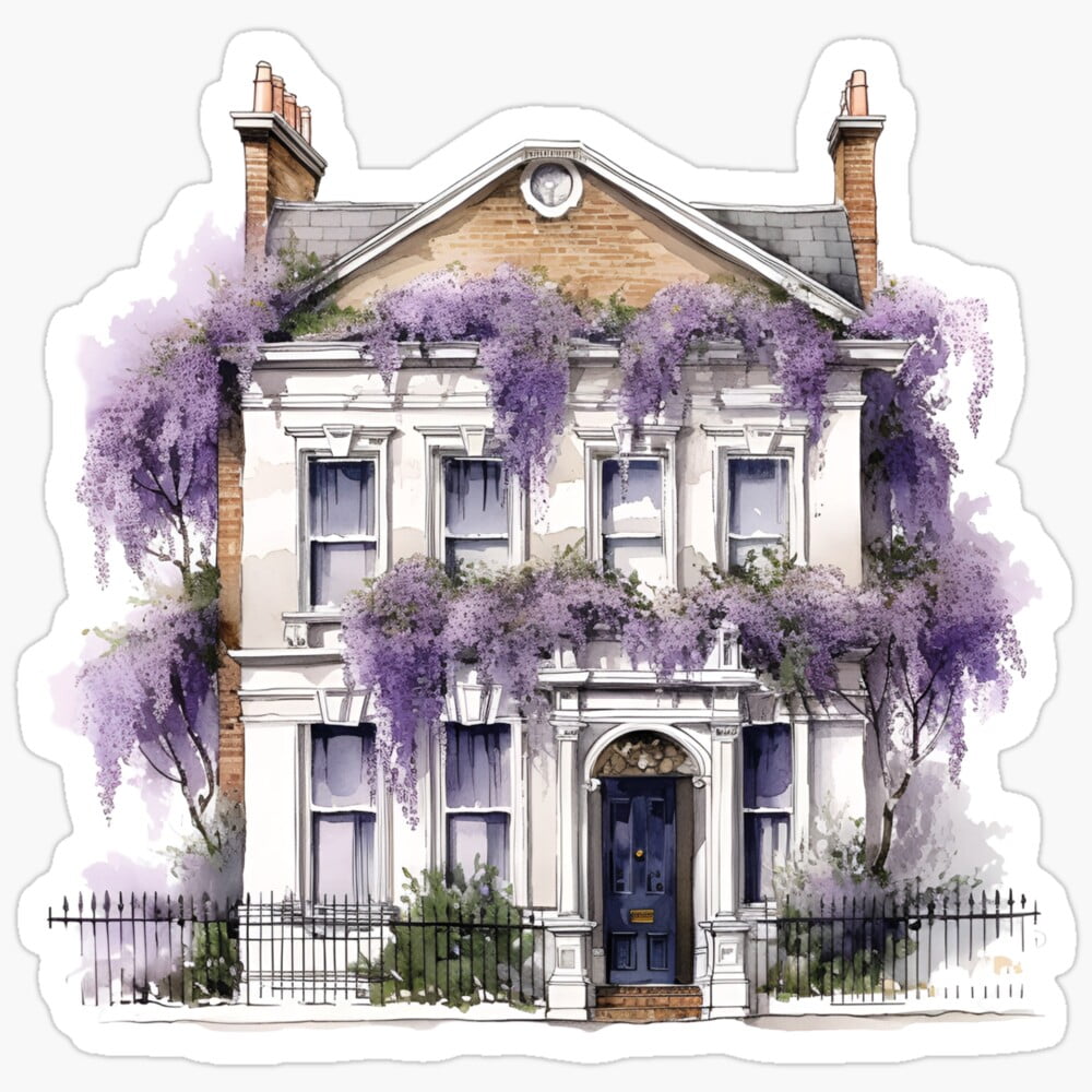 KIRAKIRA Bridgerton House / Bridgerton polin Sticker, Decorate laptops ...