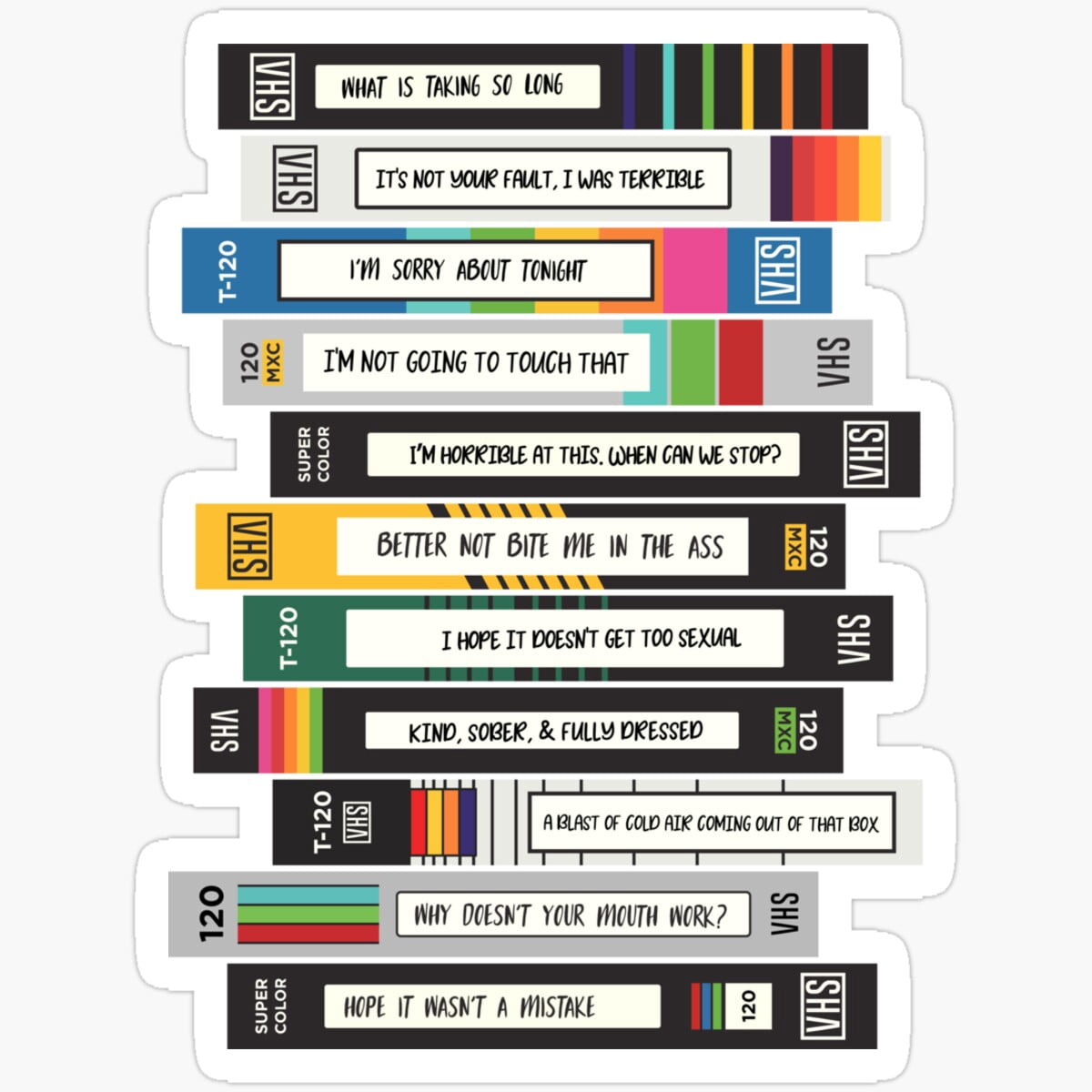 KIRAKIRA Brooklyn Nine-Nine Sex Tapes Sticker. Gift For You - Decorate ...