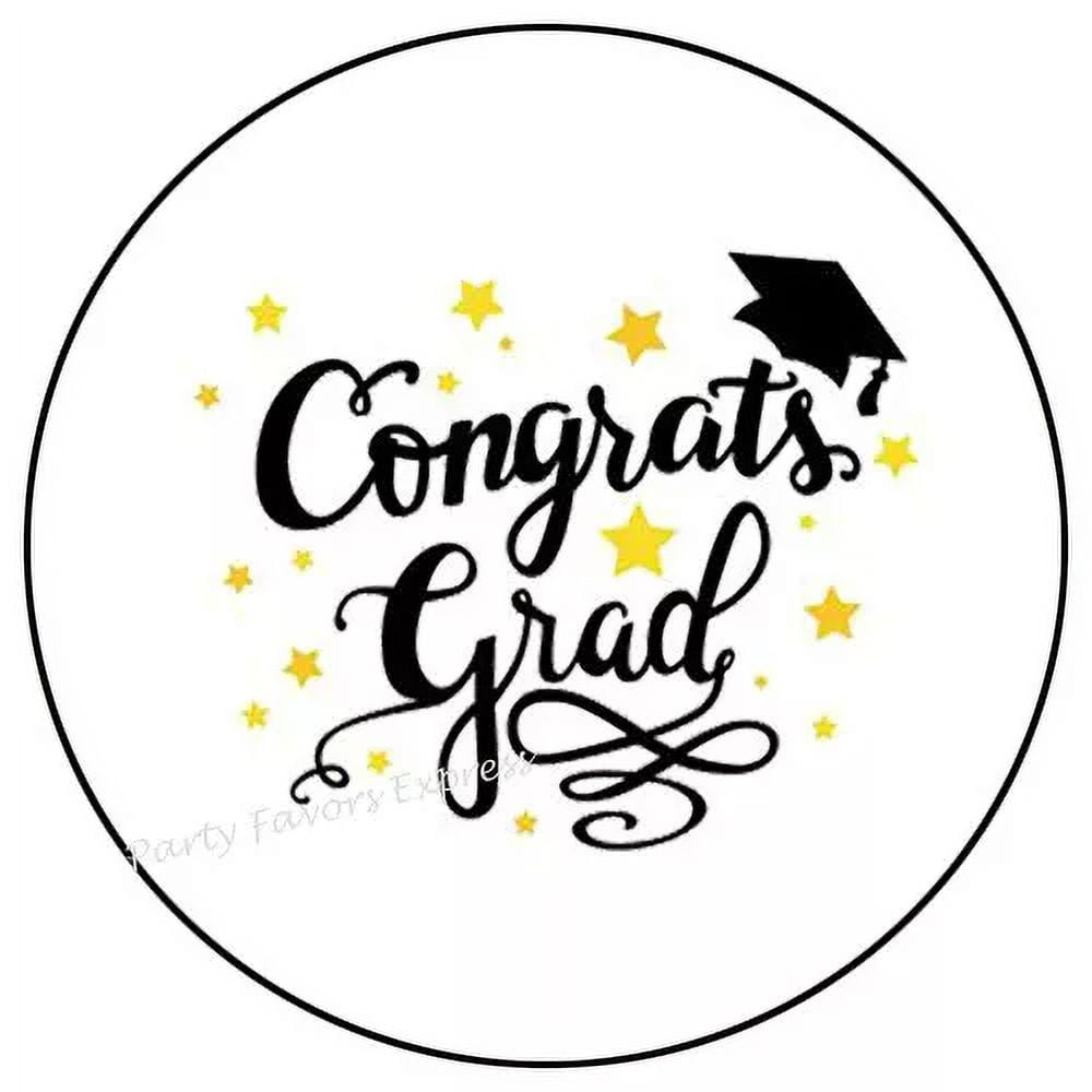 KIRAKIRA CONGRATS GRAD GRADUATION STICKERS PARTY FAVORS - Walmart.com