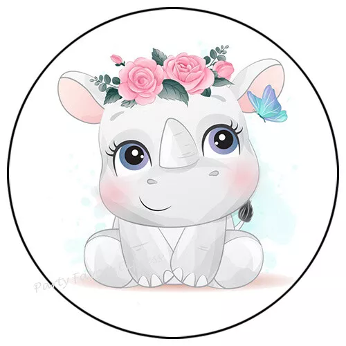 KIRAKIRA CUTE RHINO STICKERS PARTY FAVORS - Walmart.com