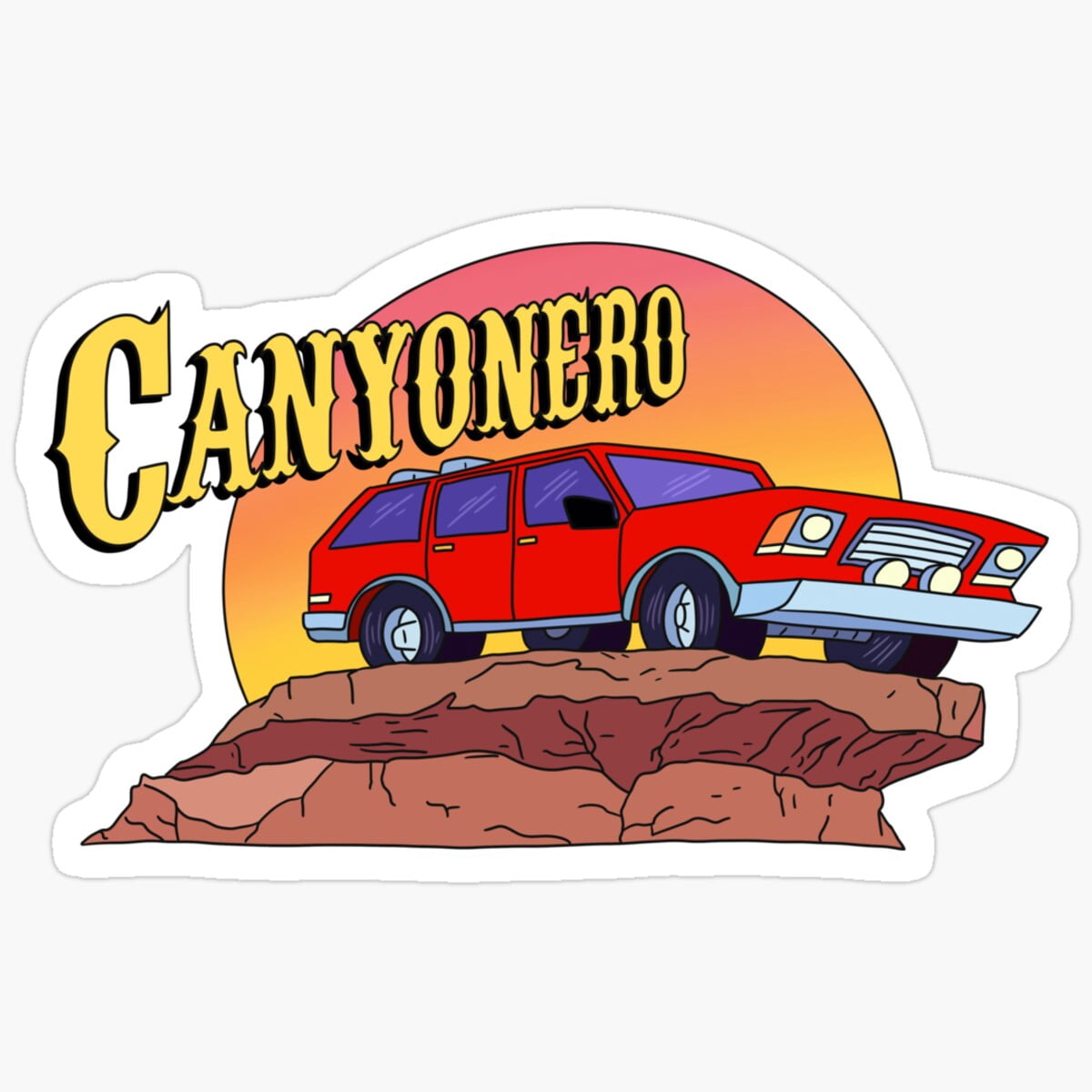 KIRAKIRA Canyonero Sticker. Gift For You - Decorate Laptops, Water ...