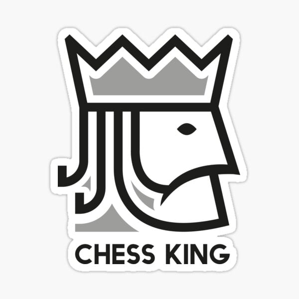 KIRAKIRA Chess King Sticker - Walmart.com
